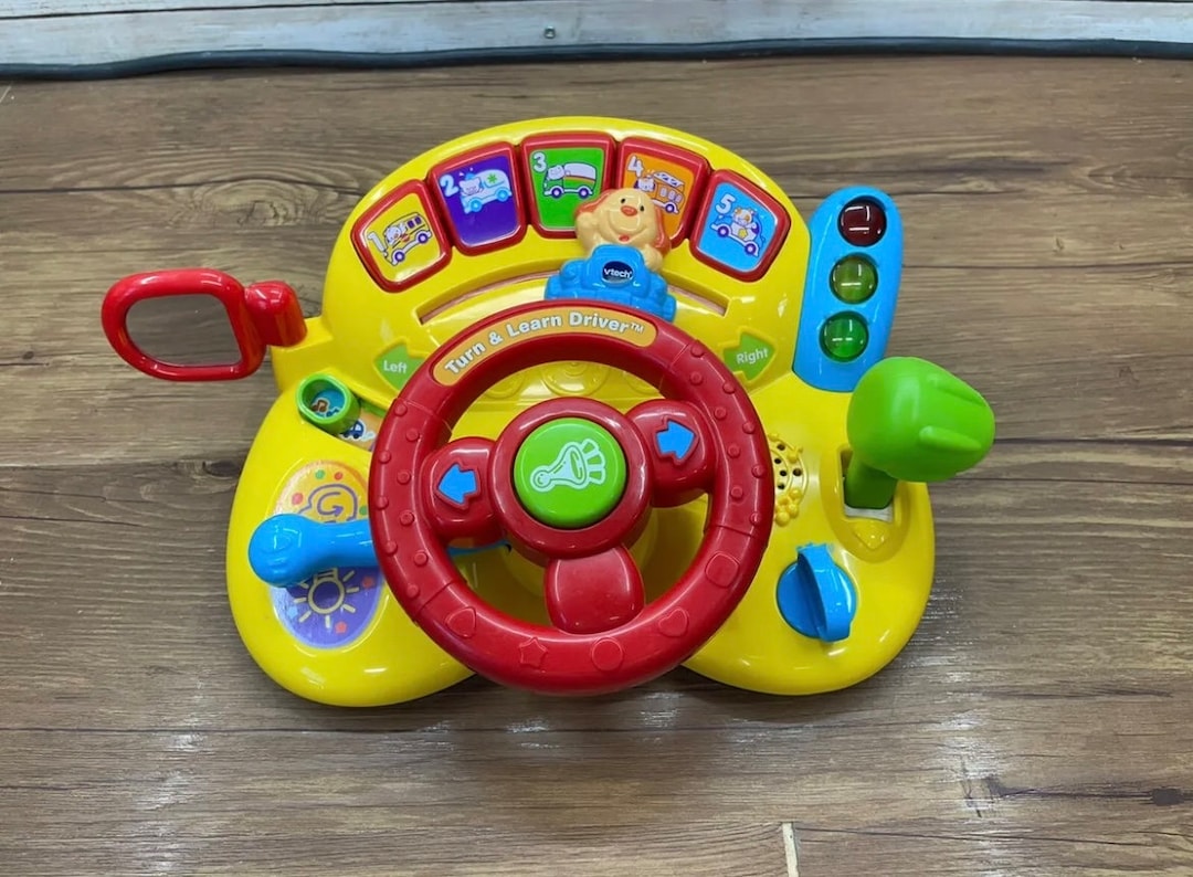 Collectible Vtech Turn & Learn Driver Play Car With 60+ Songs, Melodies ...
