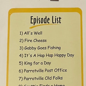 Vintage Collectible Cartoon Craze Gabby and Friends DVD 9 Classic ...