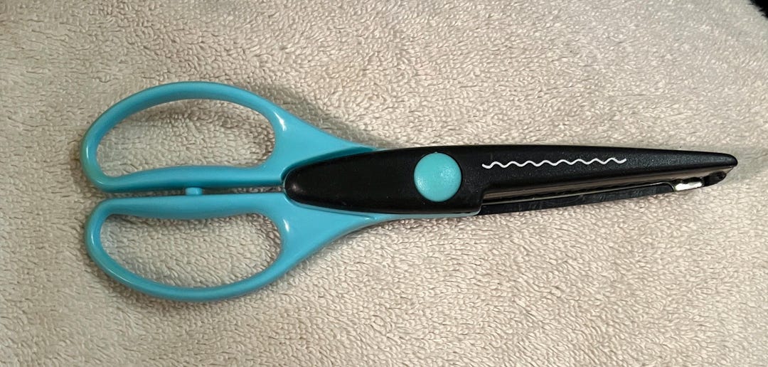 10 Craft Scissors Paper Edgers, Textured Shears for Scrapbooking, Card ...