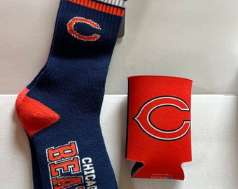 Chicago Bears Socks - Etsy