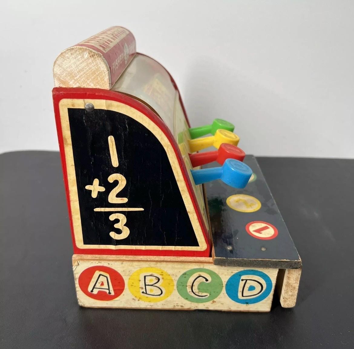 Vintage RARE Fisher Price #972 Wooden Cash Register 1960s Toy - Etsy