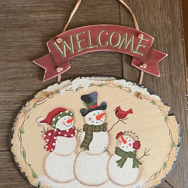 Snowman Slate - Etsy
