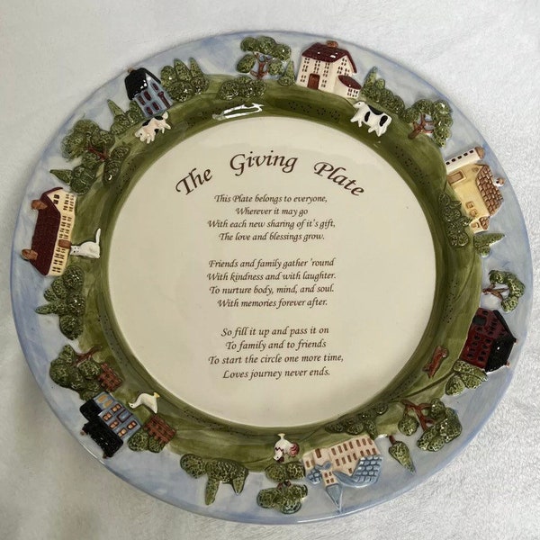 Giving Plate - Etsy