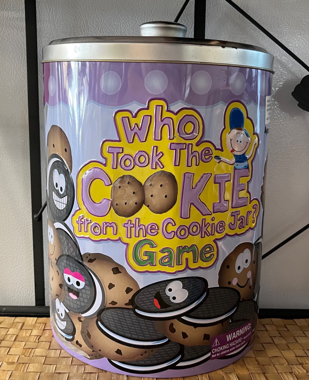 The 2002 “who Took the Cookie From the Cookie Jar?” Game & Tin - Etsy
