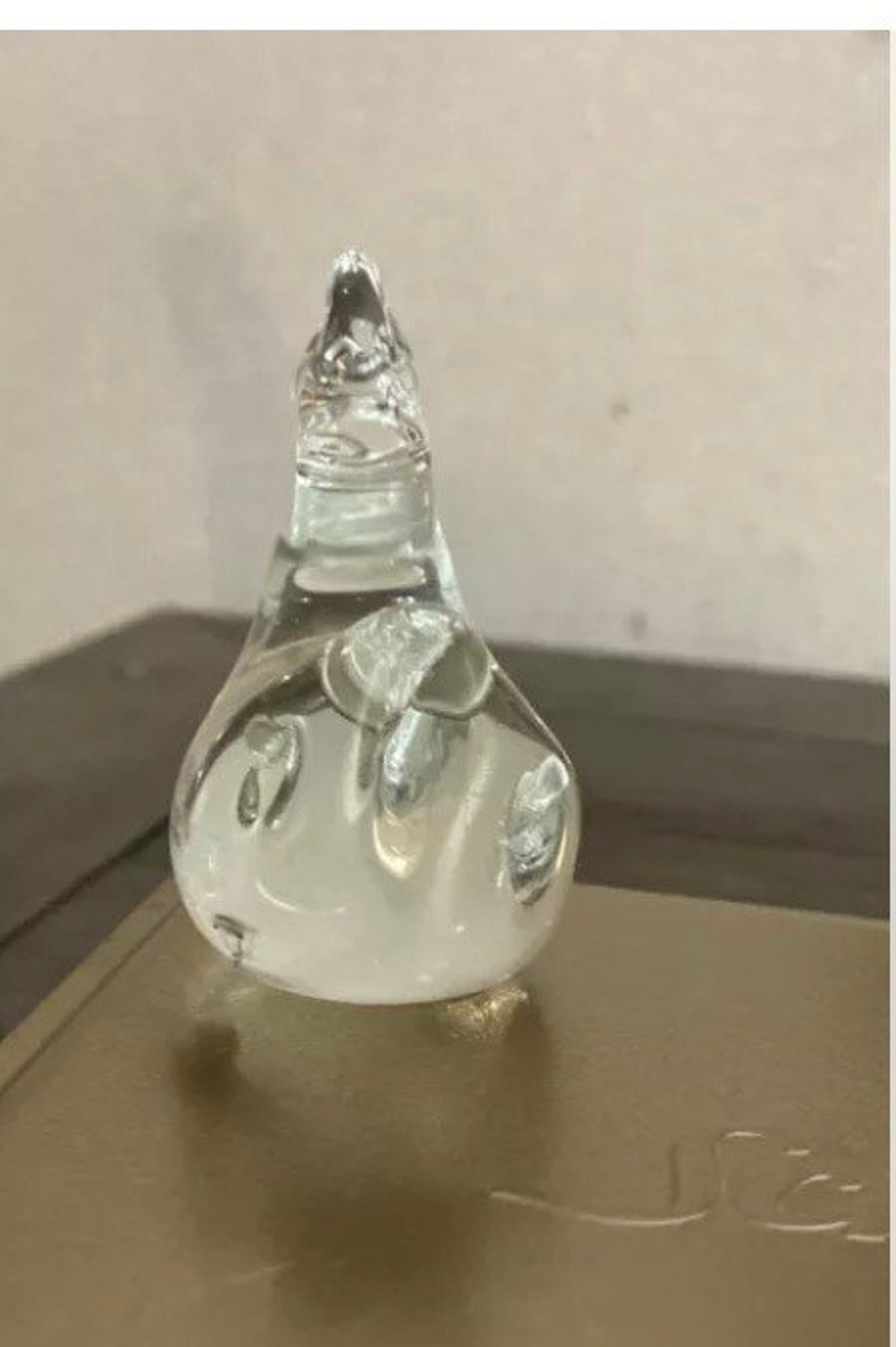 Vintage Goose Duck Swan Glass Paperweight - Etsy
