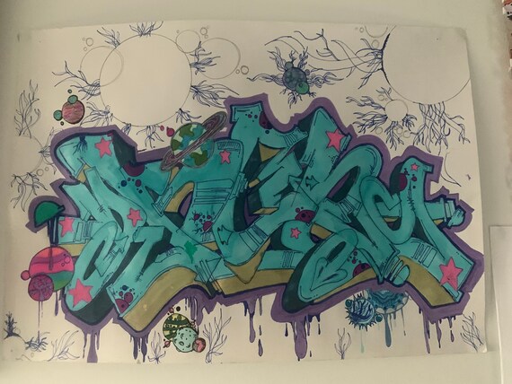 Graffiti Prints and Works - Etsy