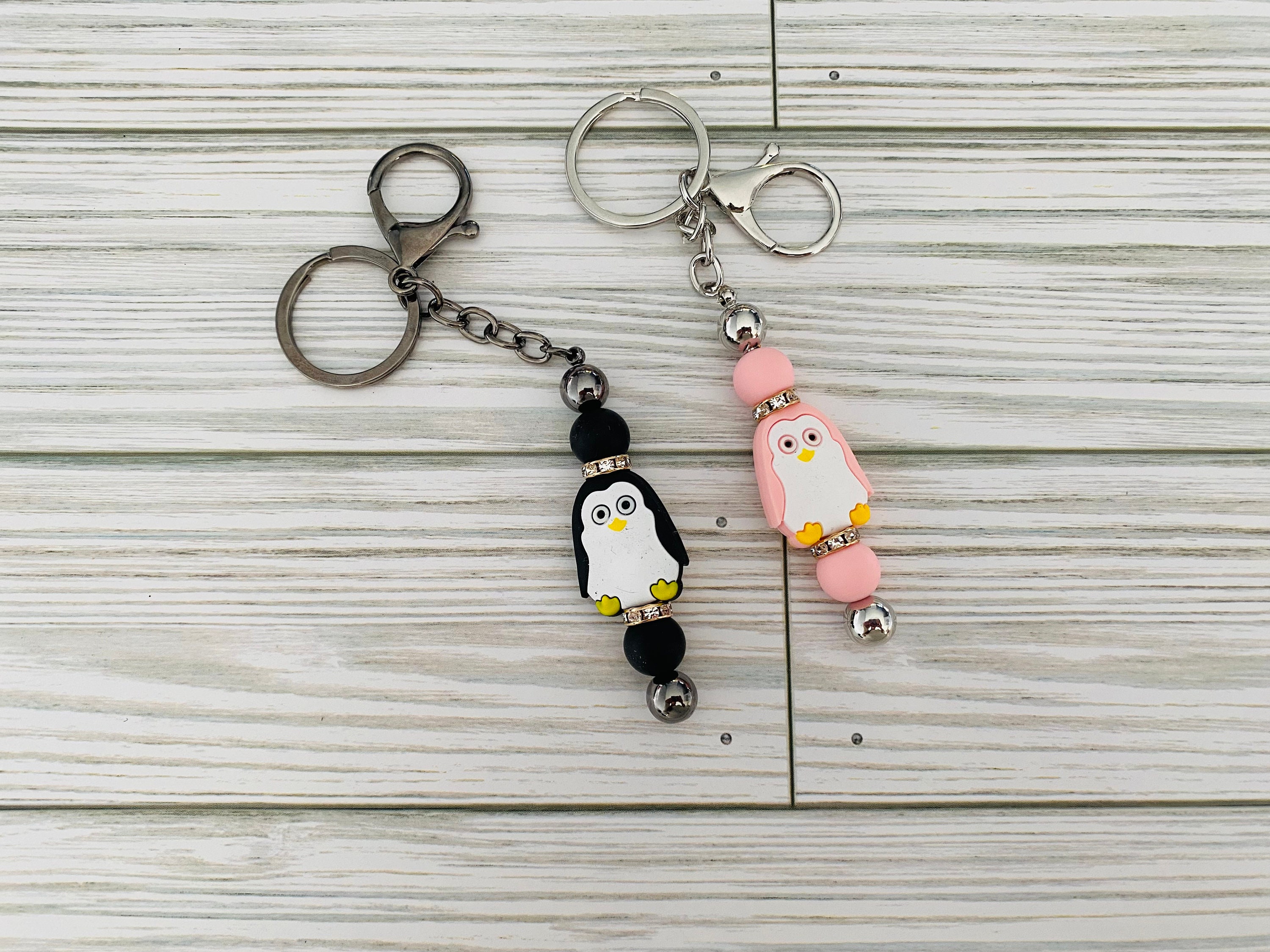Penguin Bar Keychains Penguins Key Chains Lanyards - Etsy