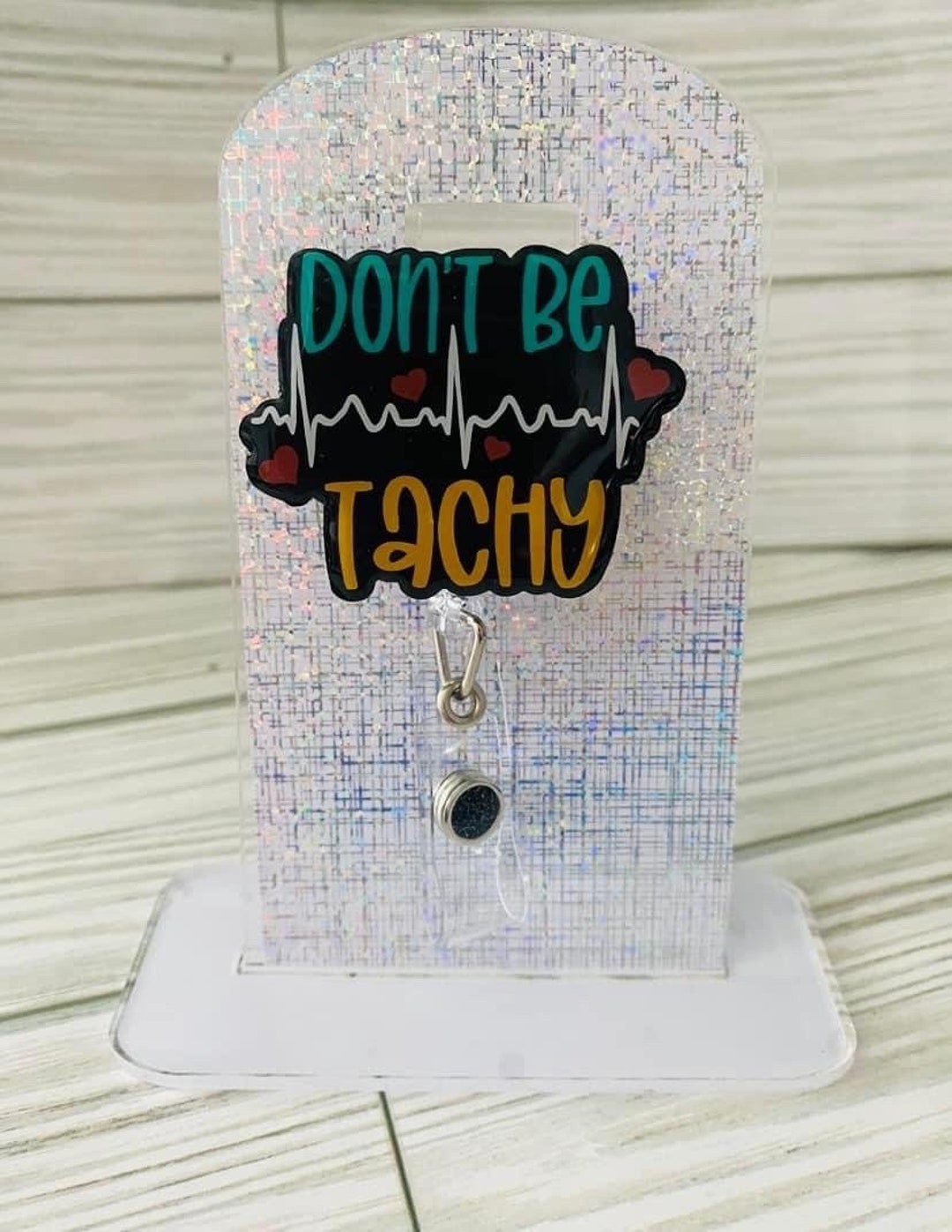 Dont Be Tachy Badge Reels, ID Holder, Retractable Badge Reel, Badge ...