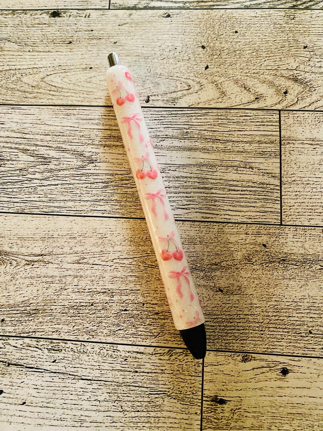 Bow Pen, Coquette Bow Glitter Pen, Pen Lover Gift, Glitter Pen ...