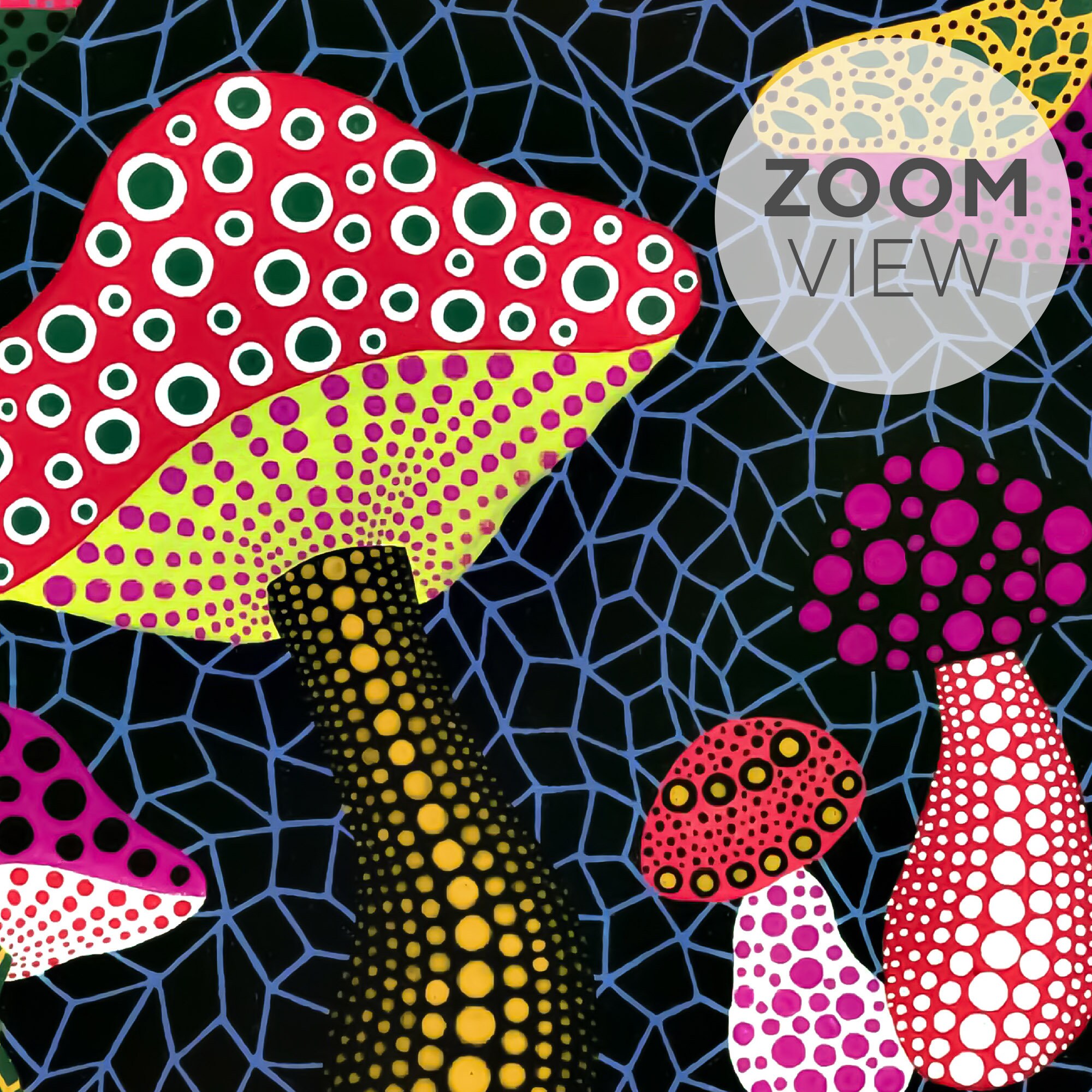 Yayoi Kusama Mushroom Exhibition Poster Yayoi Poster - Etsy Canada