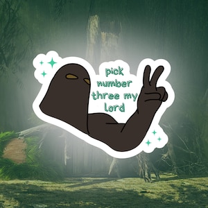 Pick Number Three My Lord Shrek Vinyl Sticker Laptop Stickers Water ...