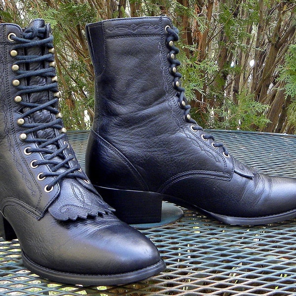 Lace up Packer Boots - Etsy