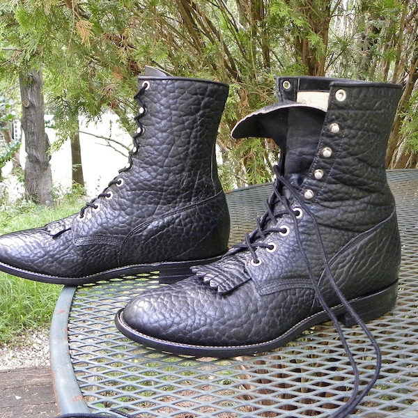 Lace up Packer Boots - Etsy