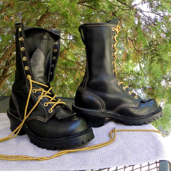 Logger Boots - Etsy