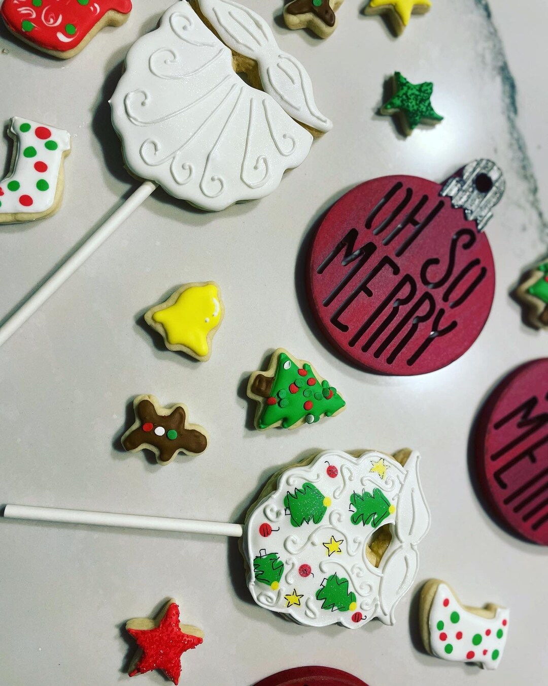 Santas Beard Cookies - Etsy