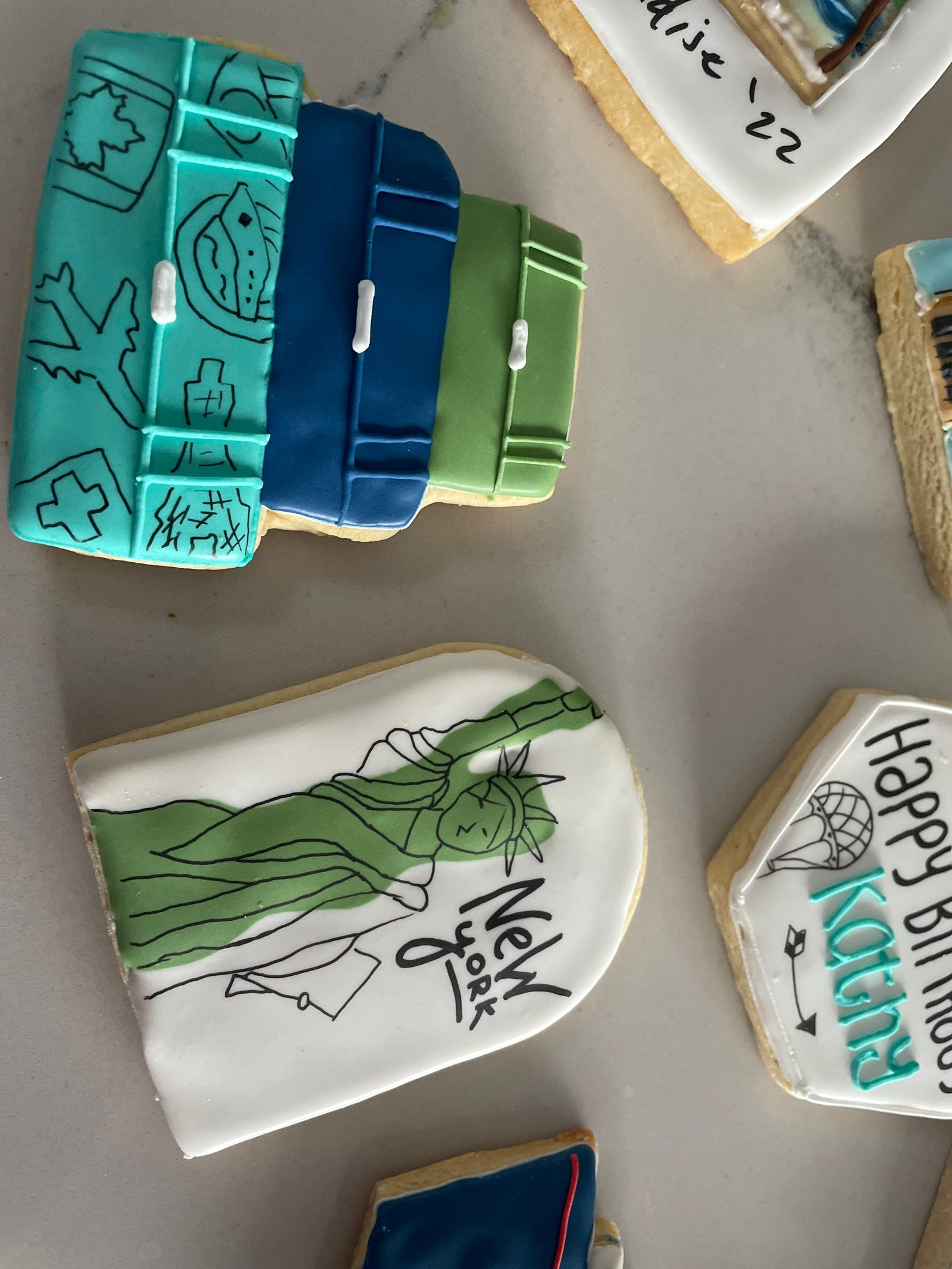 Travel Theme Cookies - Etsy