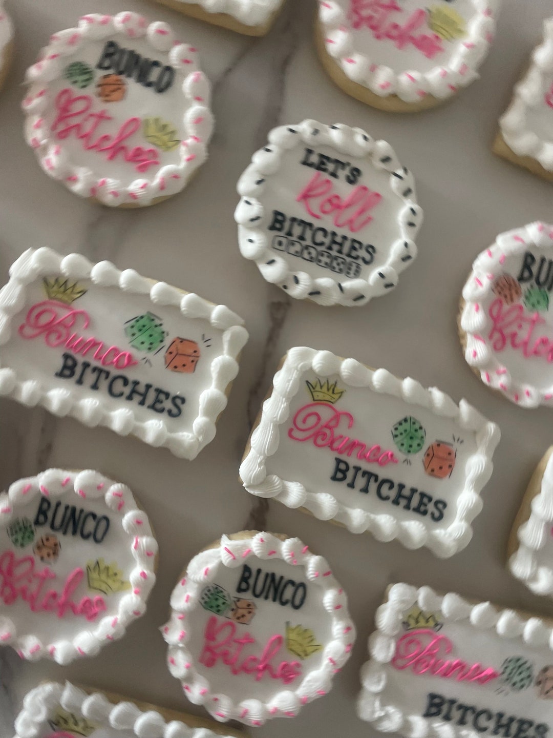 Bunco Themed Cookies - Etsy