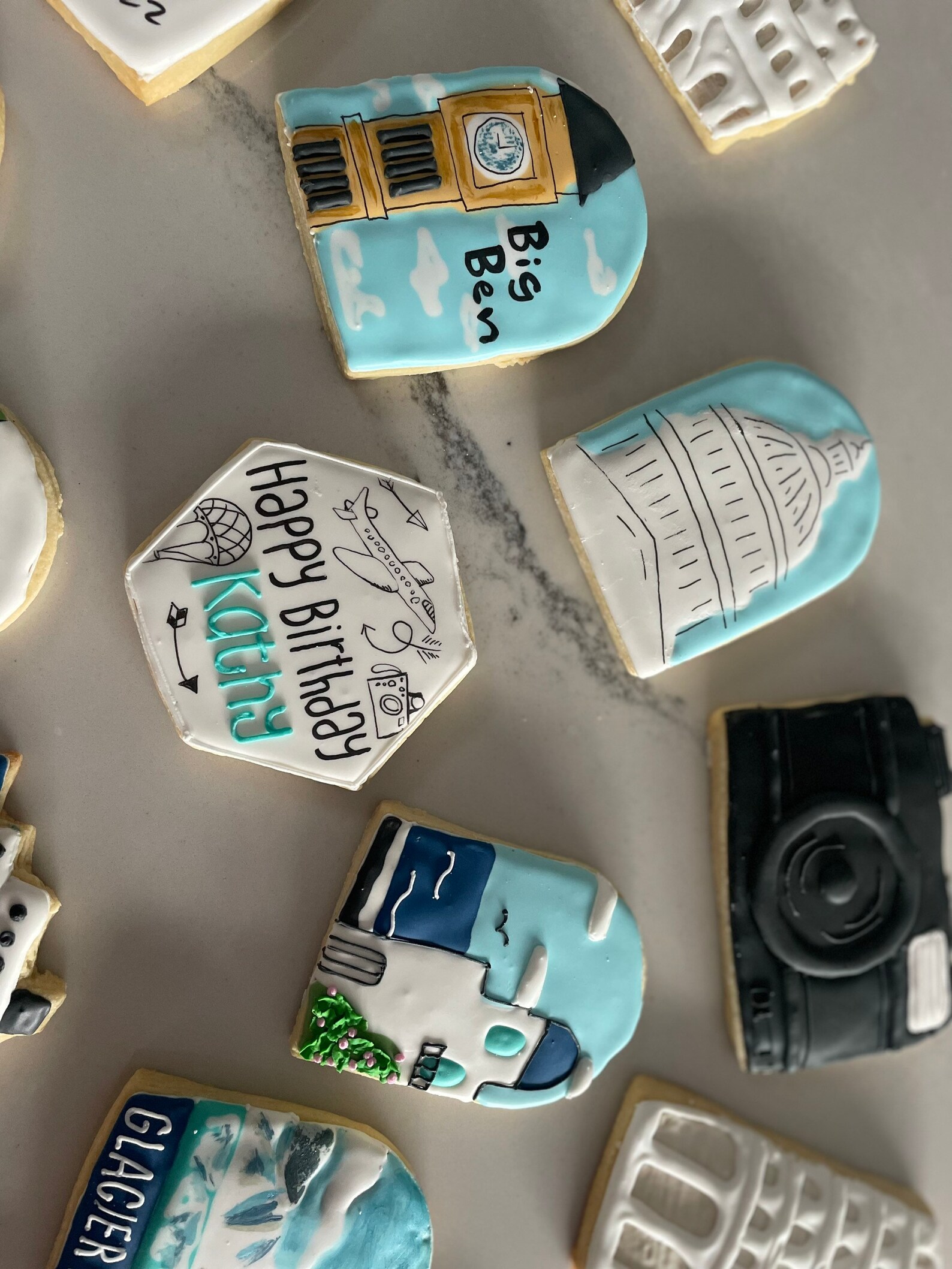 Travel Theme Cookies - Etsy