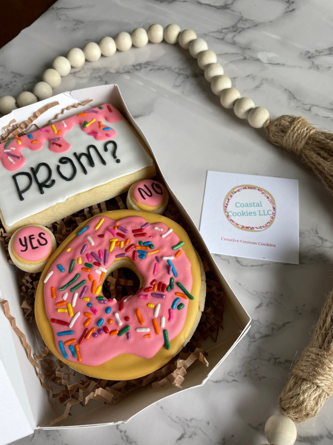 Will You Go to Prom Yes or No Proposal Cookies - Etsy