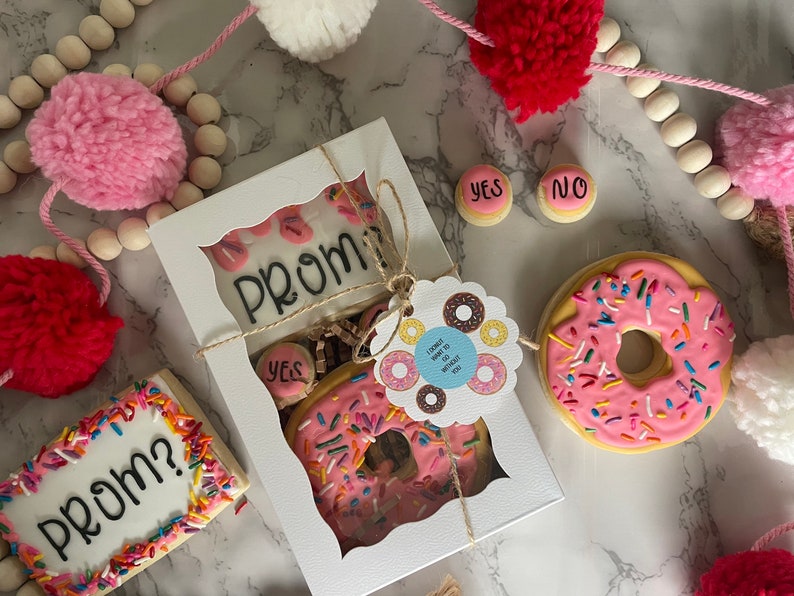 Will You Go to Prom Yes or No Proposal Cookies - Etsy