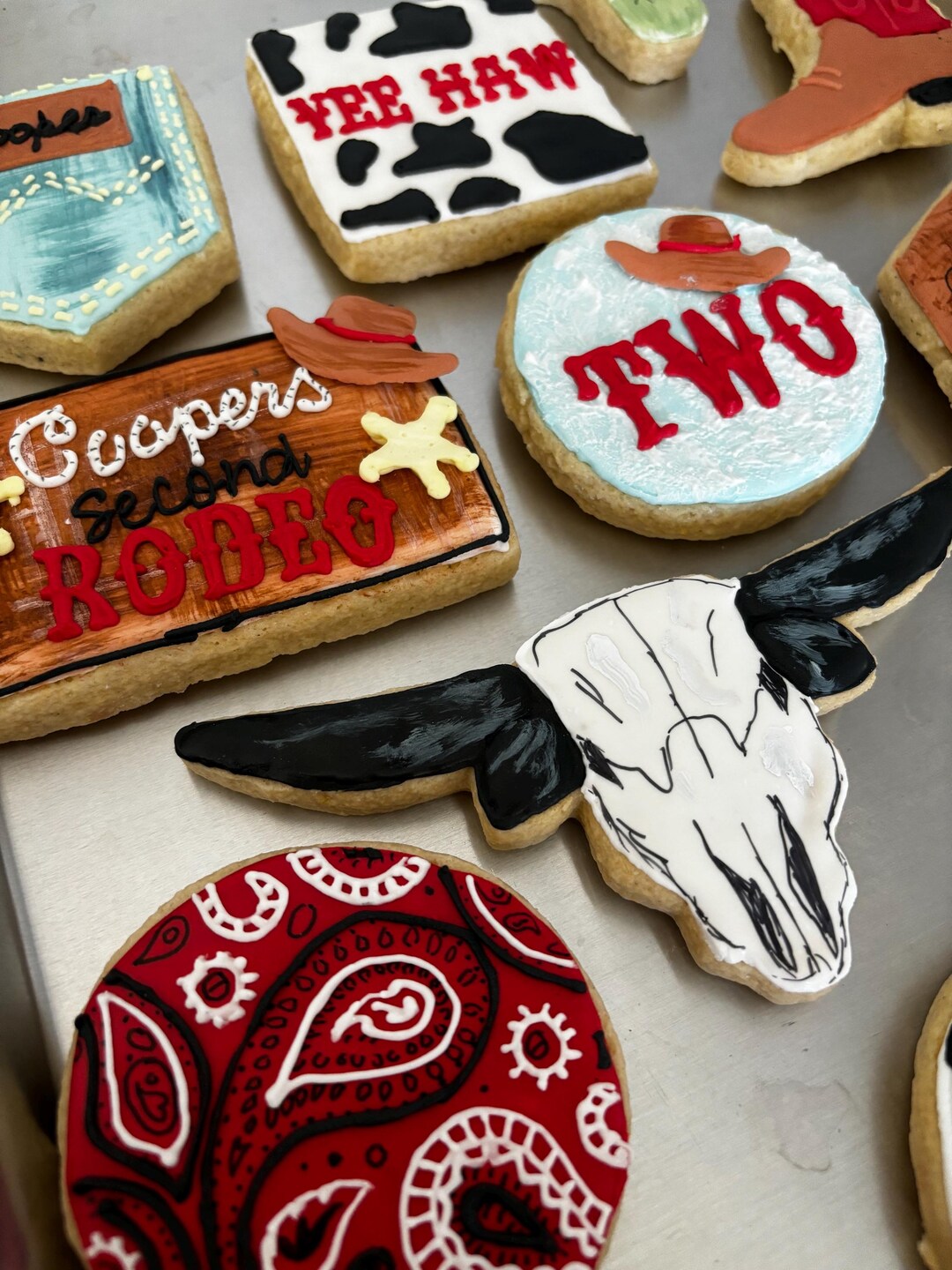 Rodeo Cookie Set / Cowboy Themed - Etsy