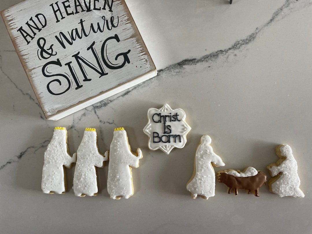 Nativity Scene Christmas Cookies - Etsy