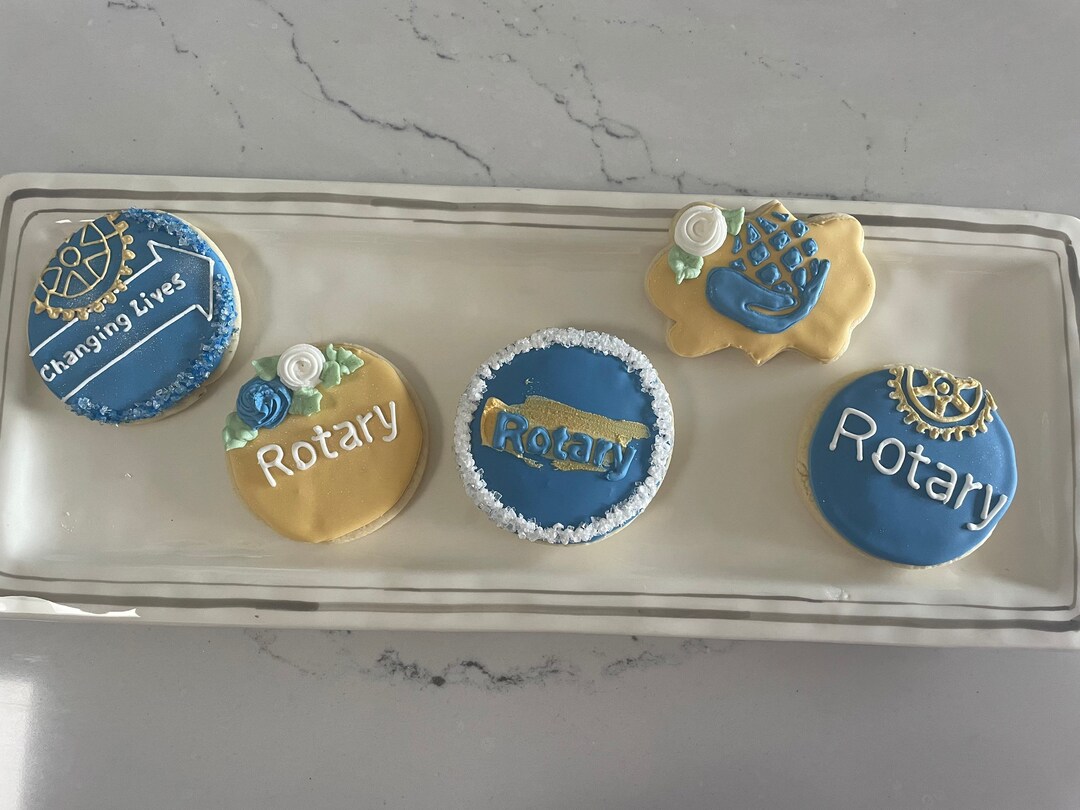 Rotary Club Cookies - Etsy