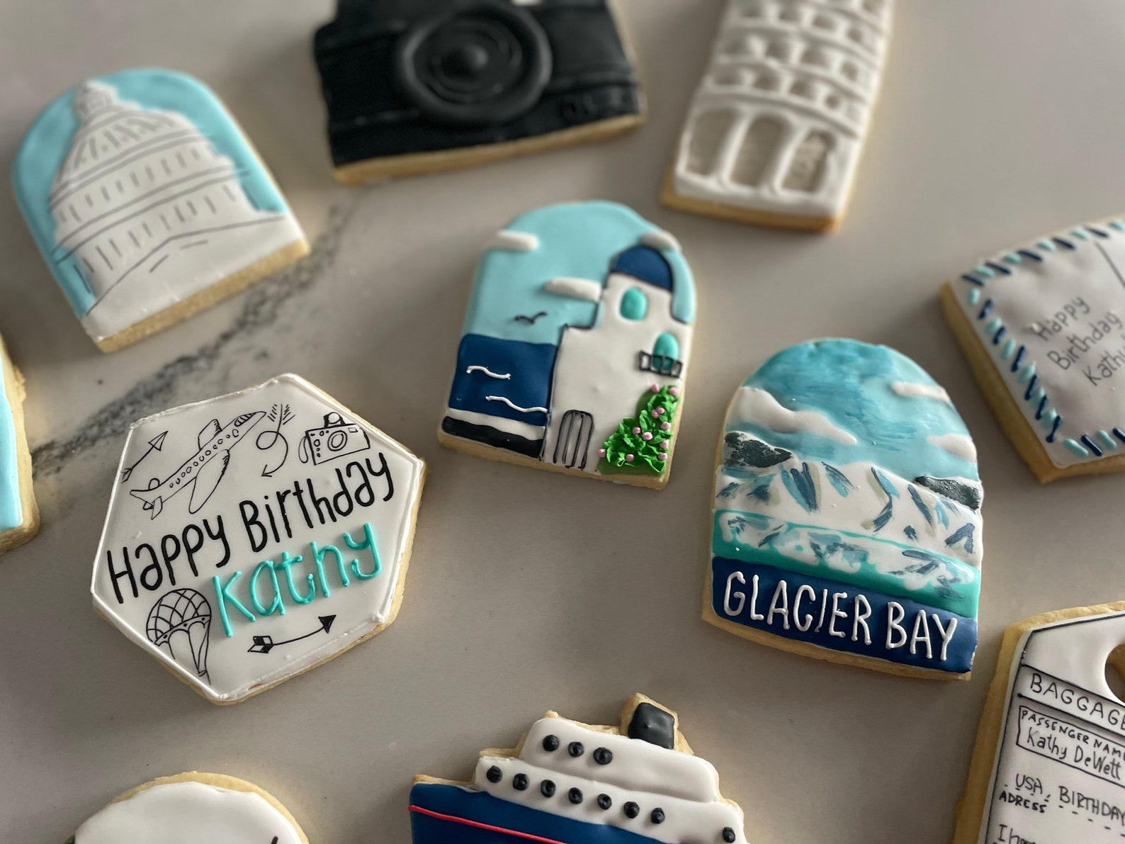 Travel Theme Cookies - Etsy
