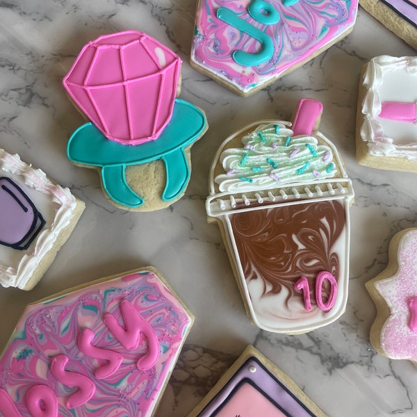 Birthday Cookies - Etsy