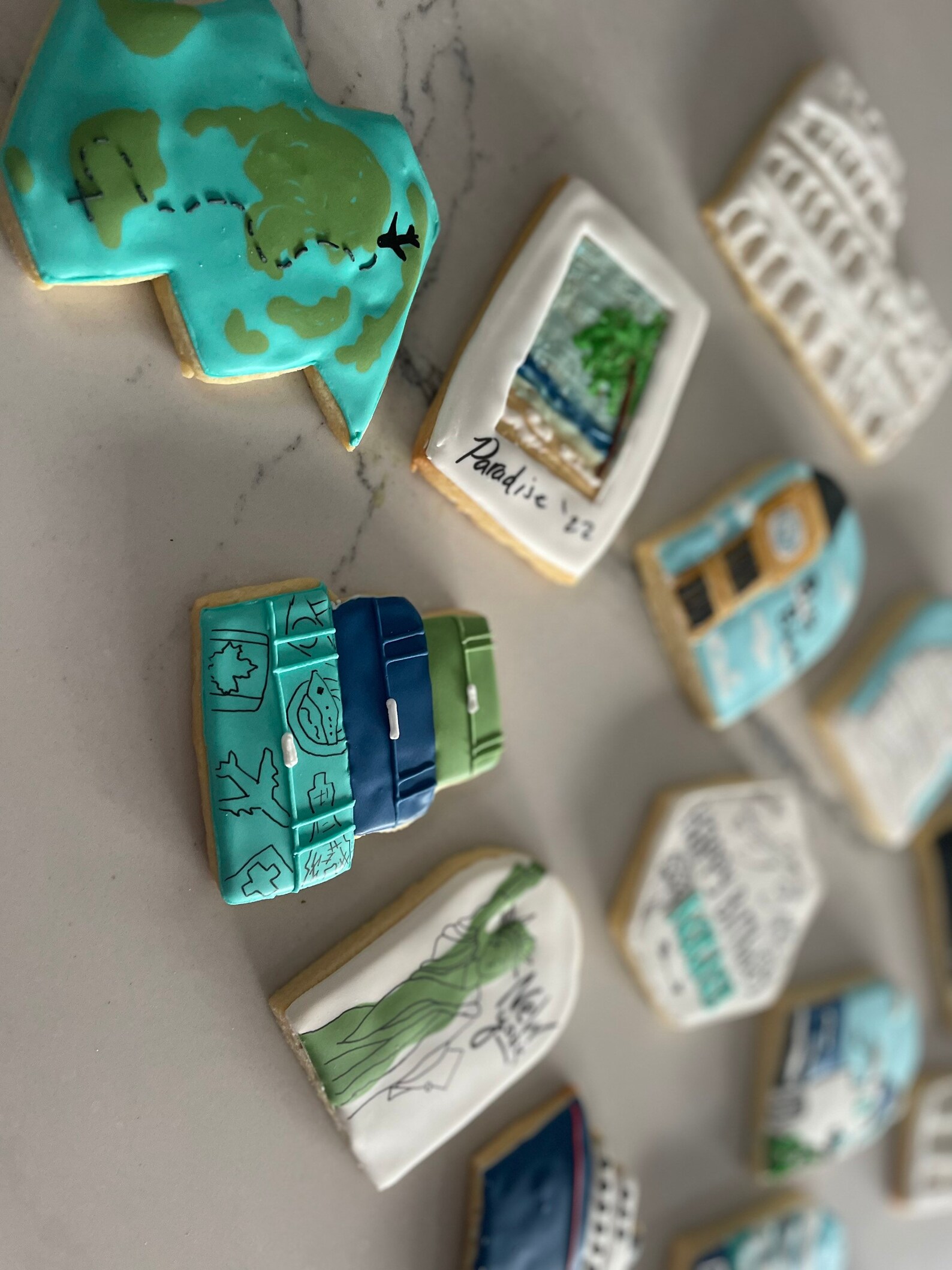 Travel Theme Cookies - Etsy