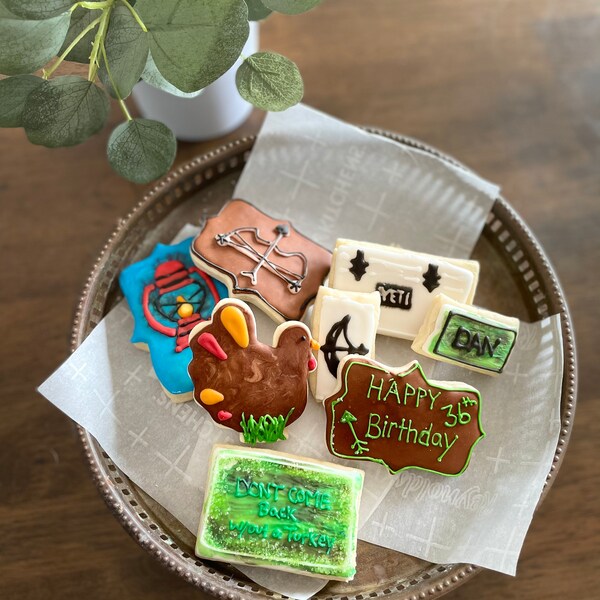Hunting Cookies - Etsy