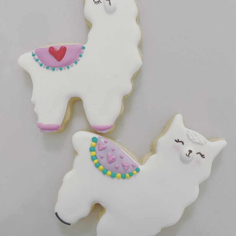 Llama Cookies - Etsy