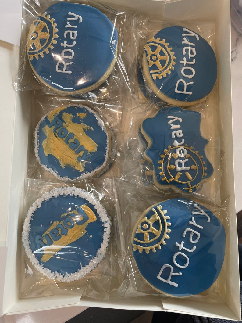 Rotary Club Cookies - Etsy