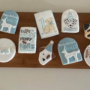 Puppy Dog Theme Cookies - Etsy