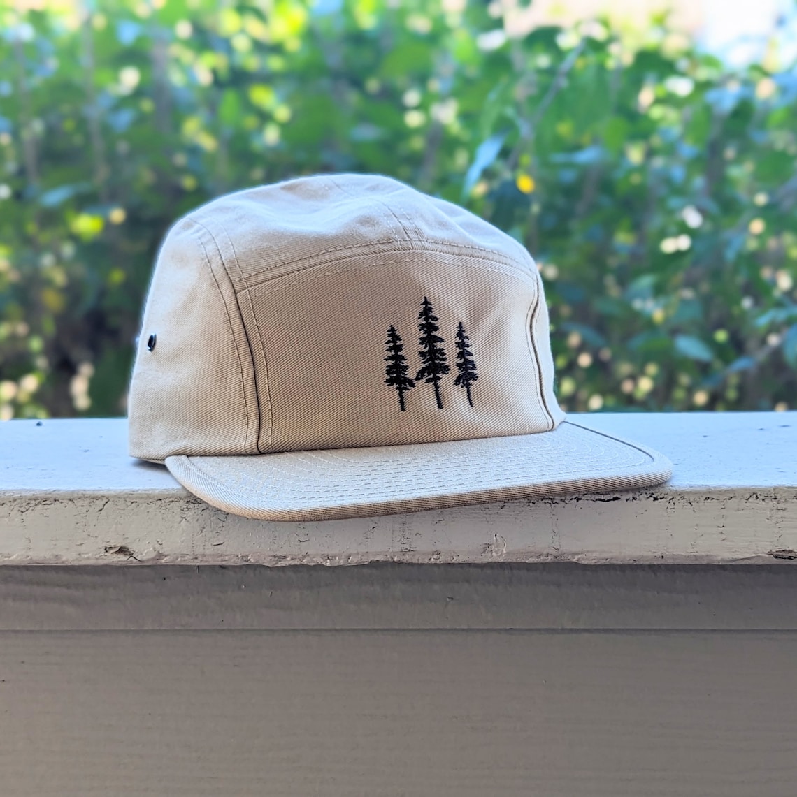 Tree 5 Panel Hat, Five Panel Hat, Camp Hat, Camper Hat, Tan Hat, 5 ...