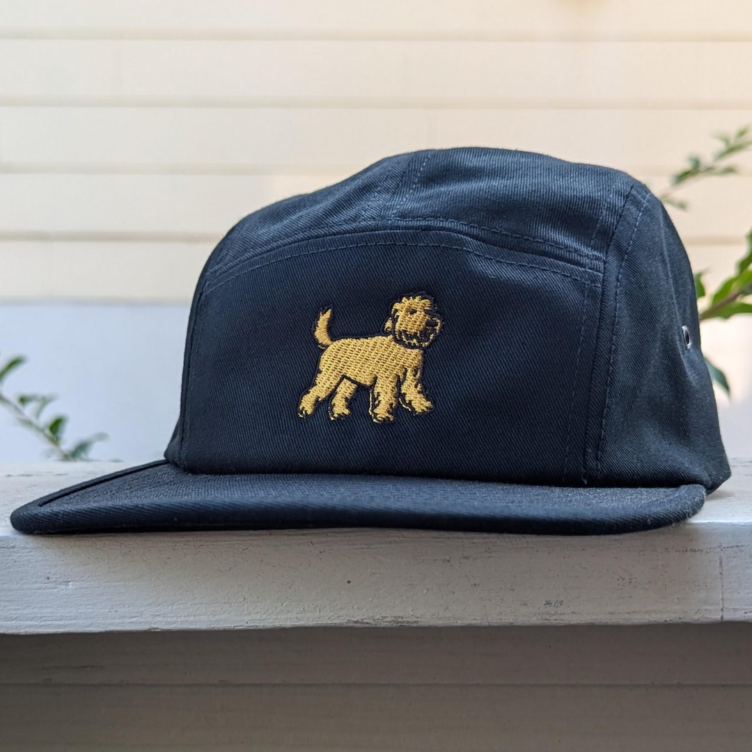 Black Goldendoodle Hat, 5 Panel Hat, Five Panel Hat, Goldendoodle, Dog Hat, Goldendoodle Gifts ...
