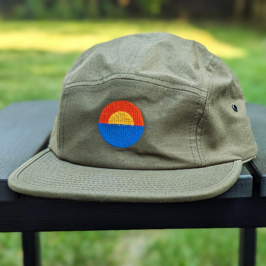 Sunset 5 Panel Hat, Five Panel Hat, Camp Hat, Camper Hat, 5 Panel ...