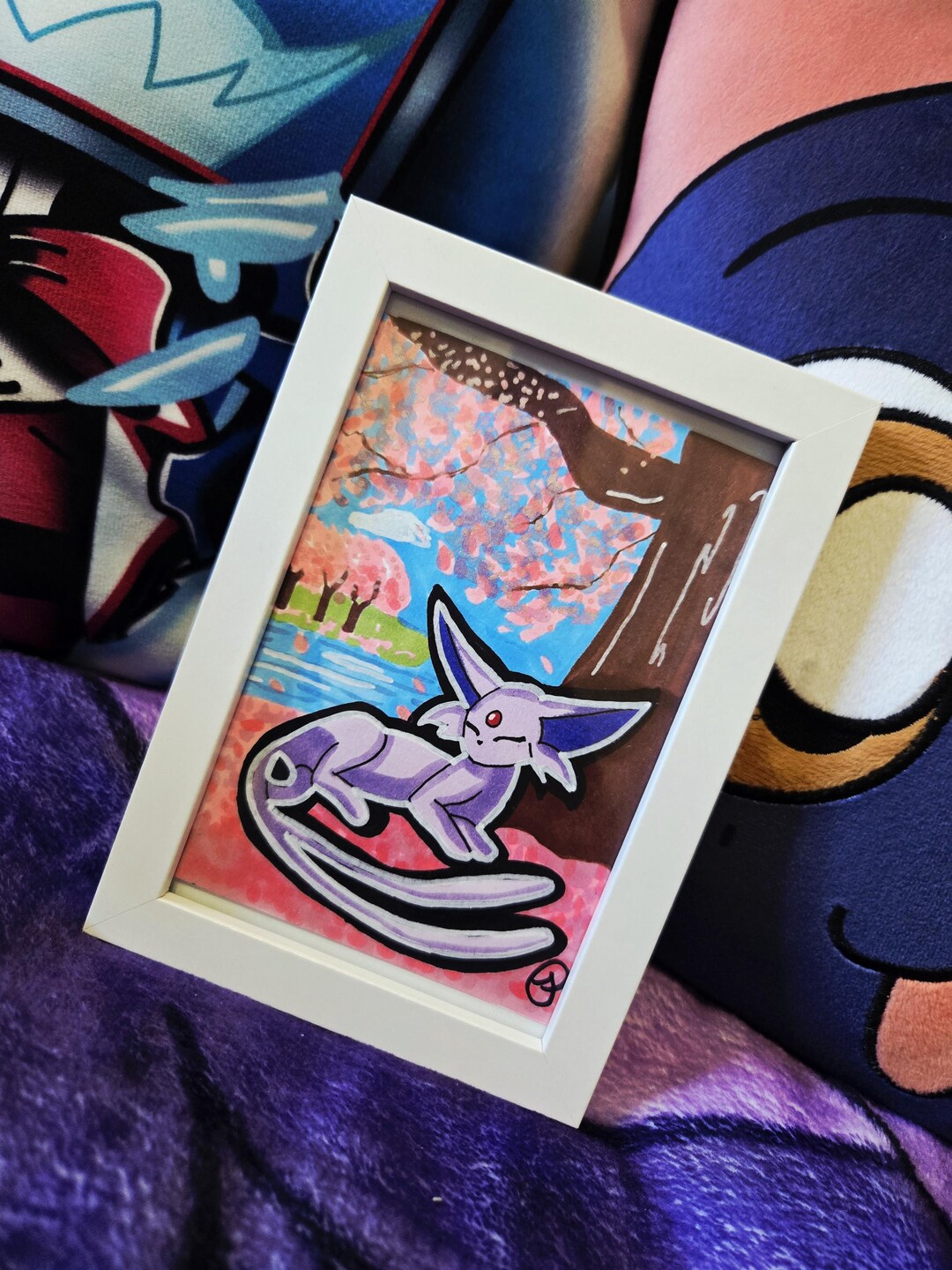 Mini Espeon Art - Etsy