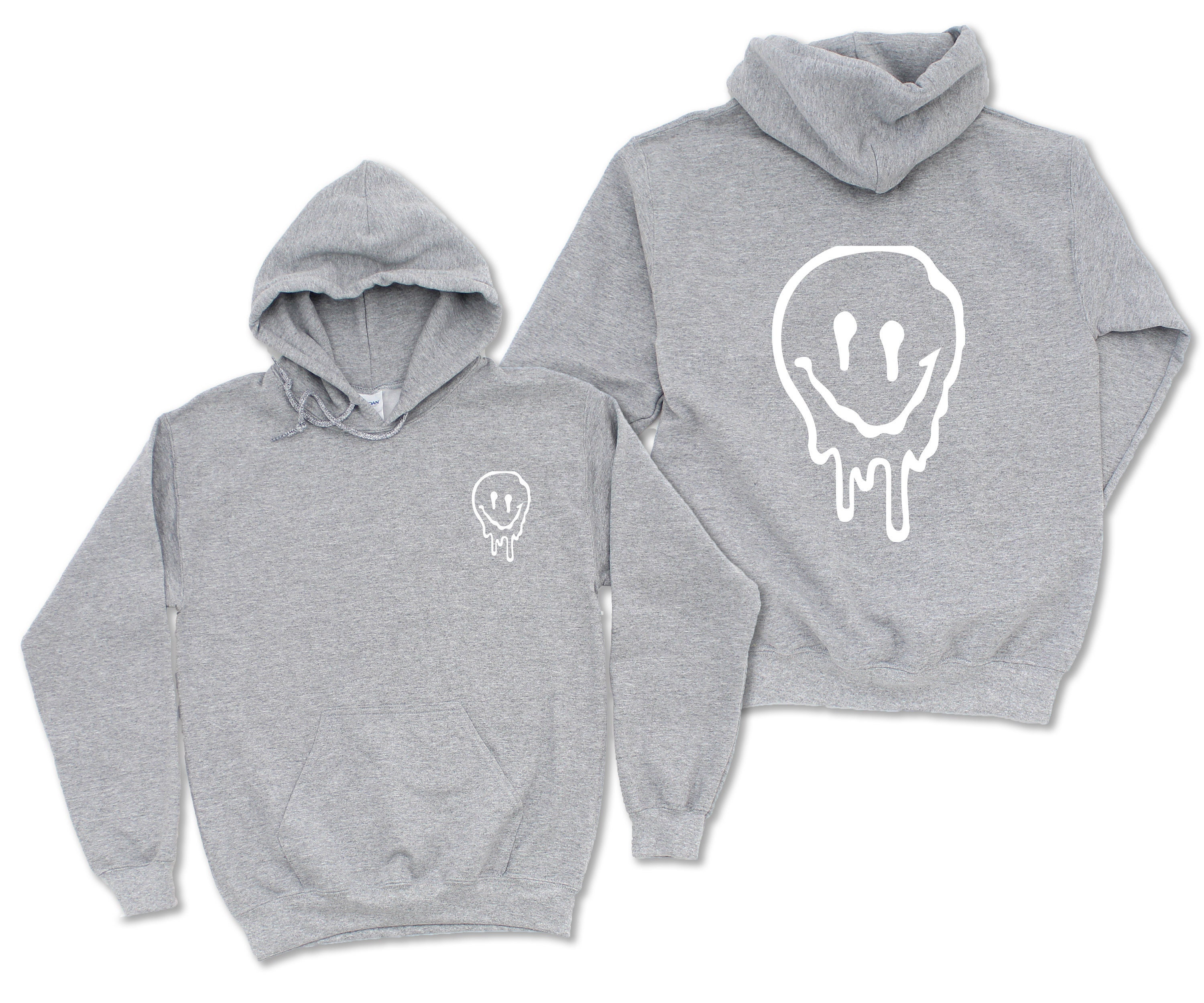 Smile Hoodie Smile Drip Face Hoodie Smiley Hoodie Drip Face Etsy