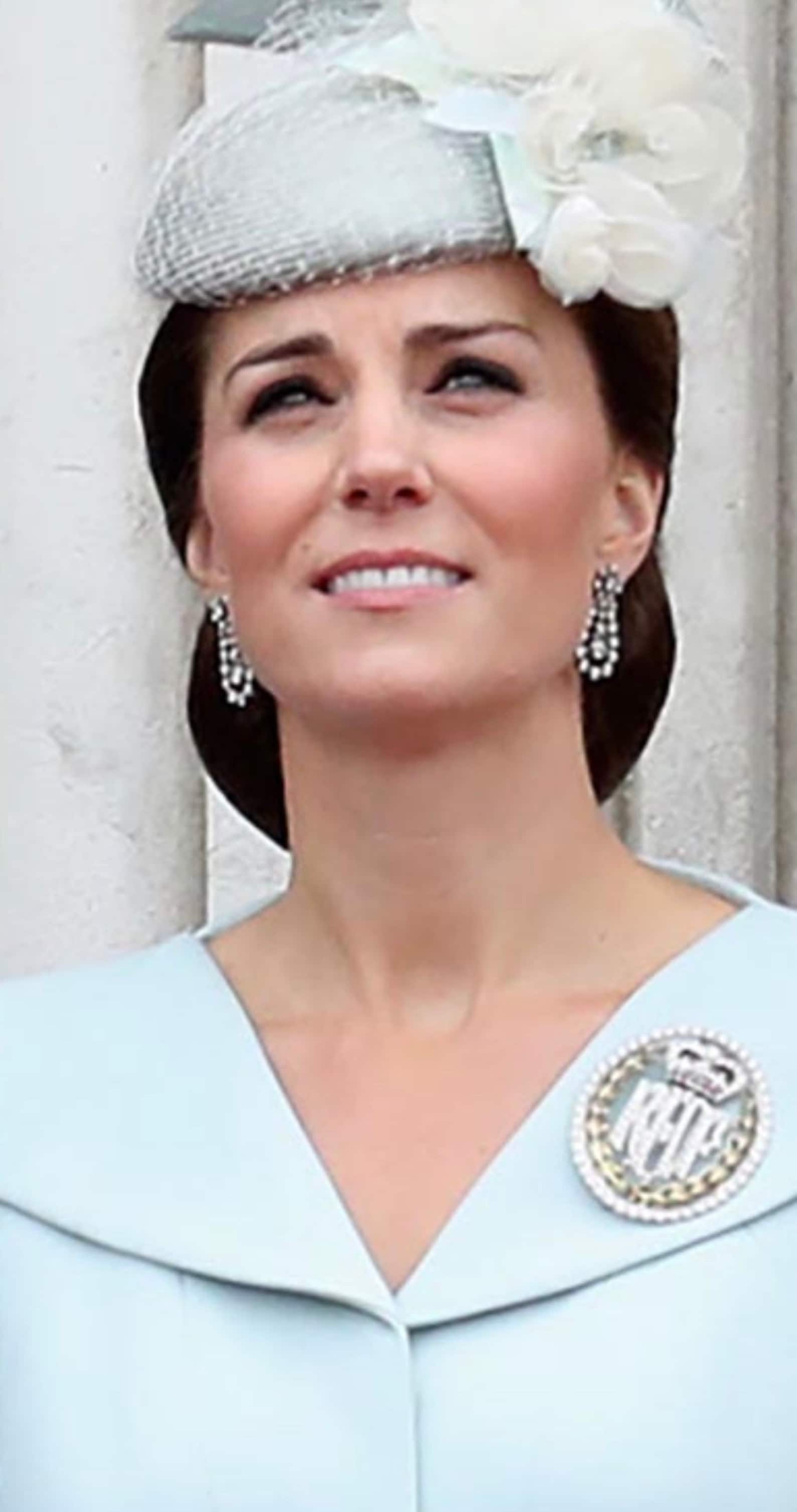Kate Middleton Diamond Sparkle Drop Dangle Earrings Excellent - Etsy