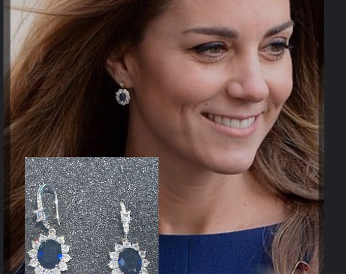 Excellent Quality Kate Middleton Princess Diana Sapphire Diamond ...