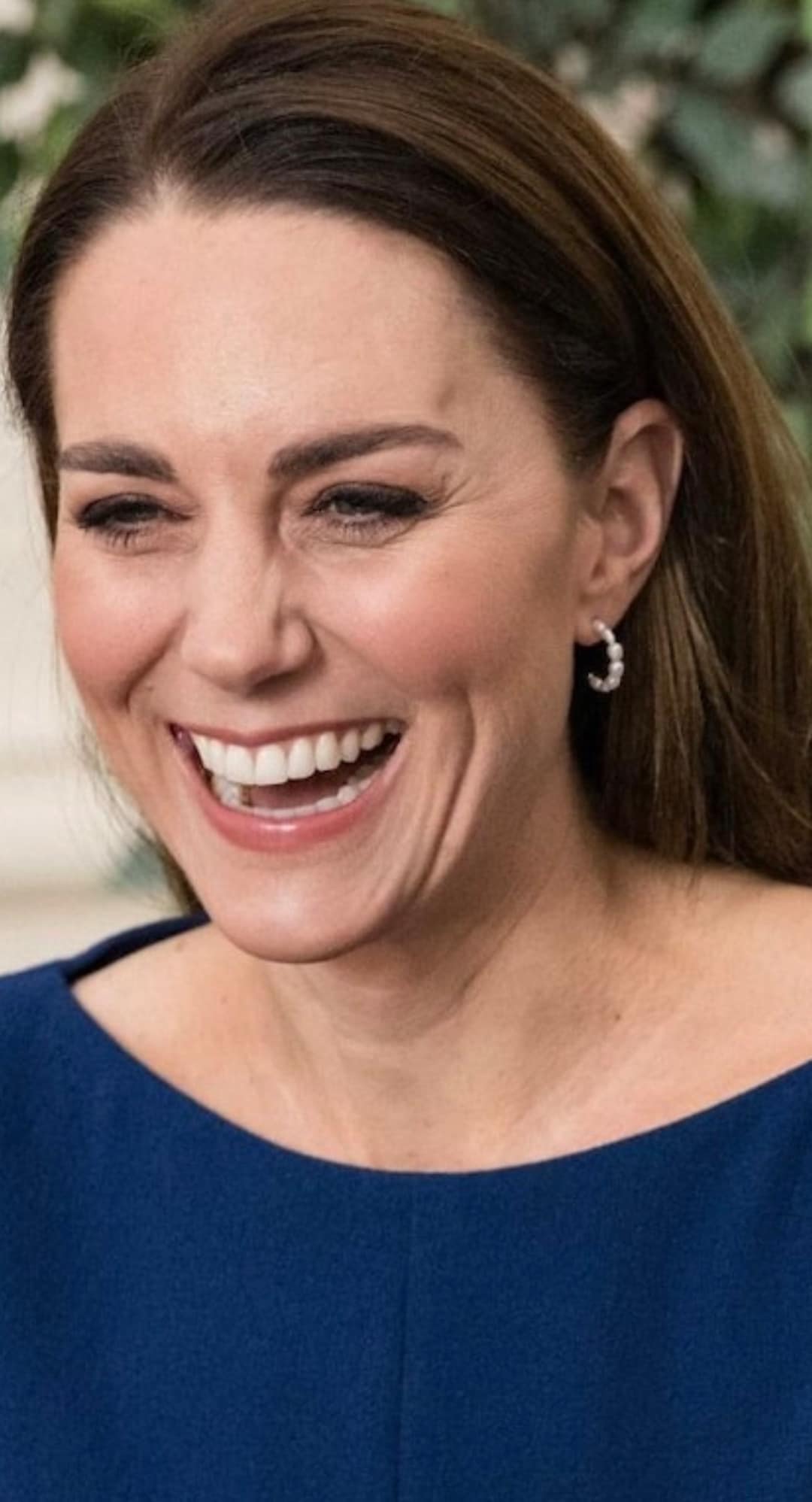 Kate Middleton Baroque Pearl Hoop Earrings. Genuine Natural Pearls. - Etsy