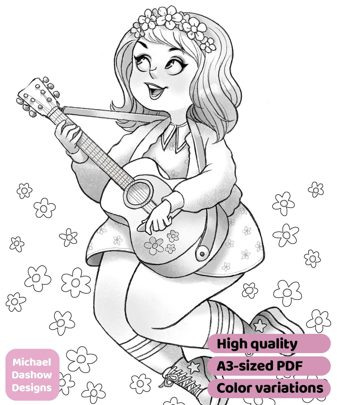 Follow Your Dreams Printable Adult Coloring Page Instant Download - Etsy