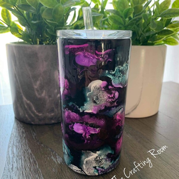 Alcohol Ink Tumbler - Etsy