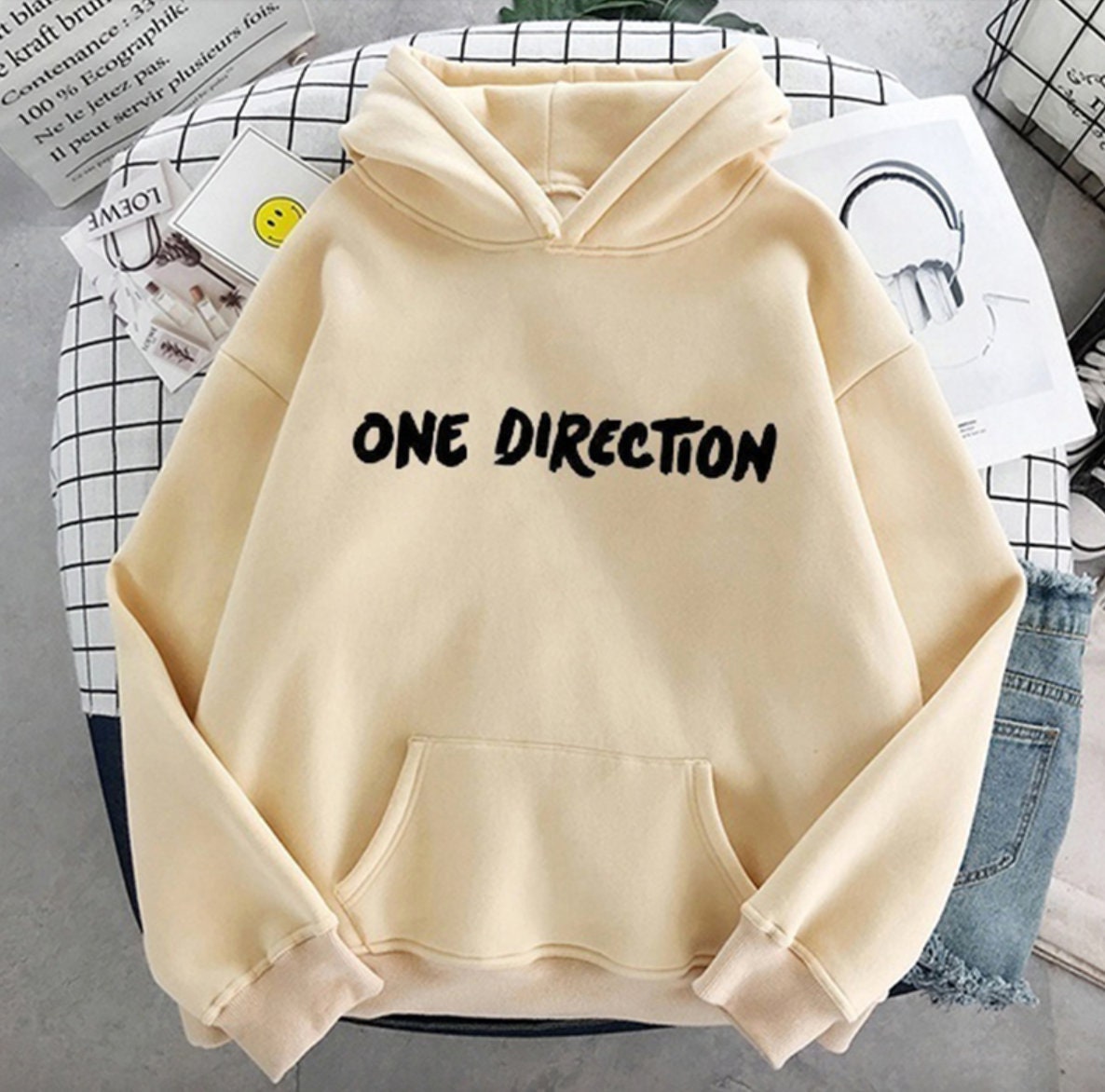 One Direction Hoodie 1D Hoodie Harry Styles Merchandise | Etsy