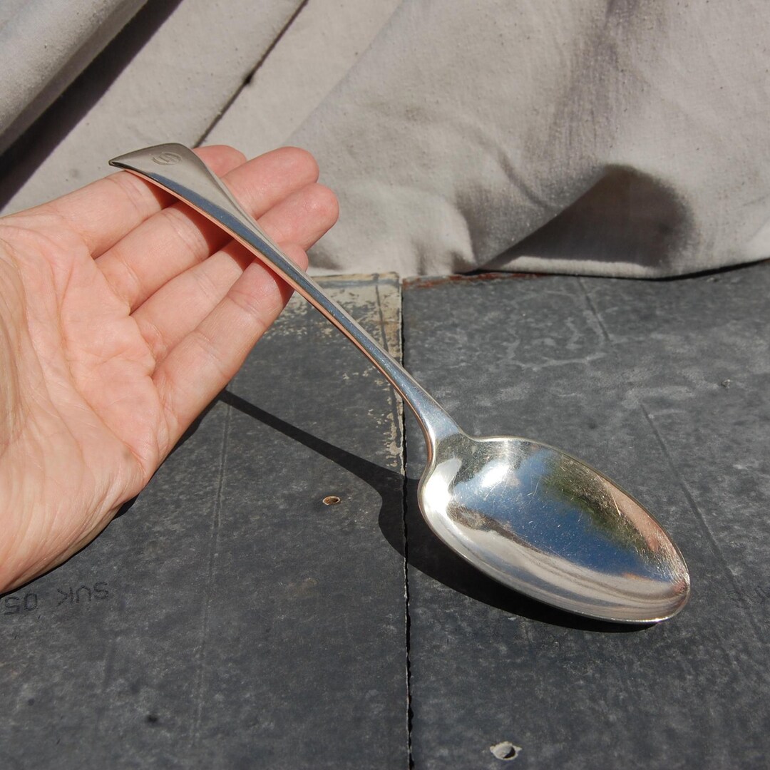 Vintage Silver Plate Serving Spoons - Etsy