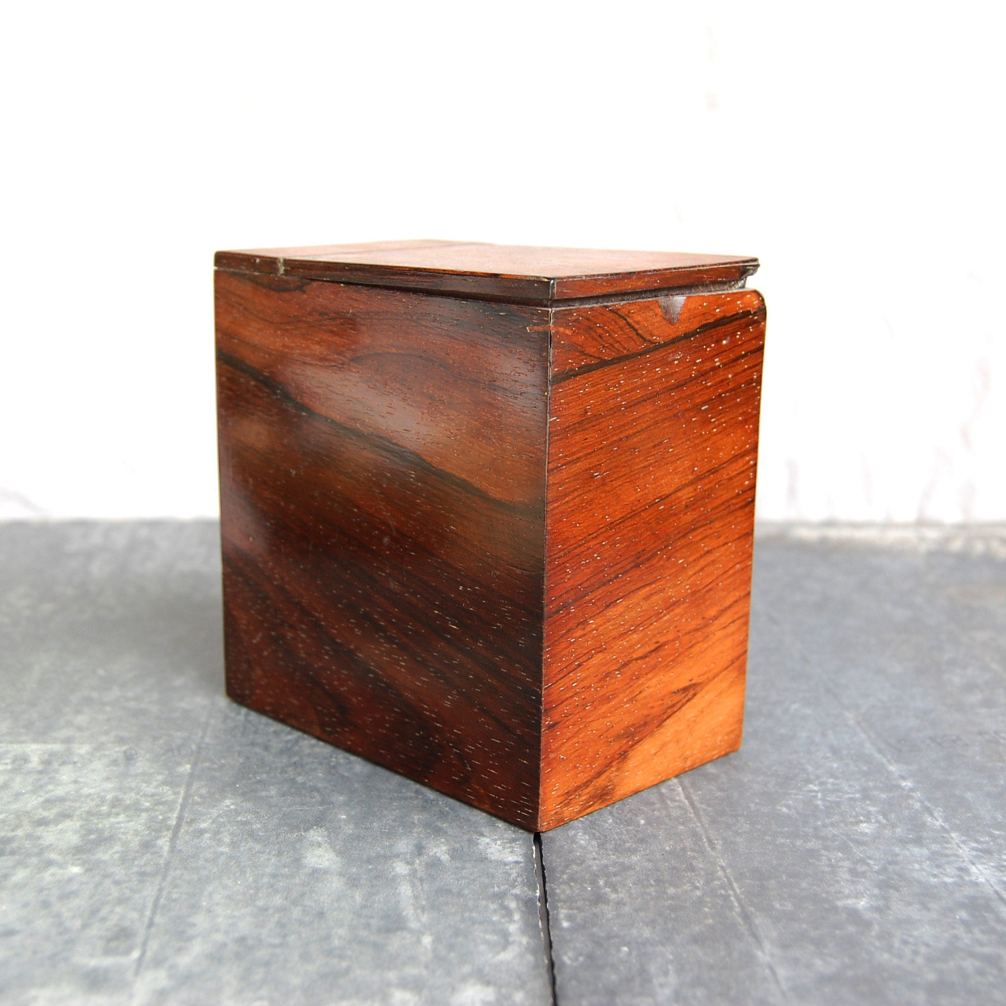 Georgian Tea Caddy Box, Antique Wood Box - Etsy