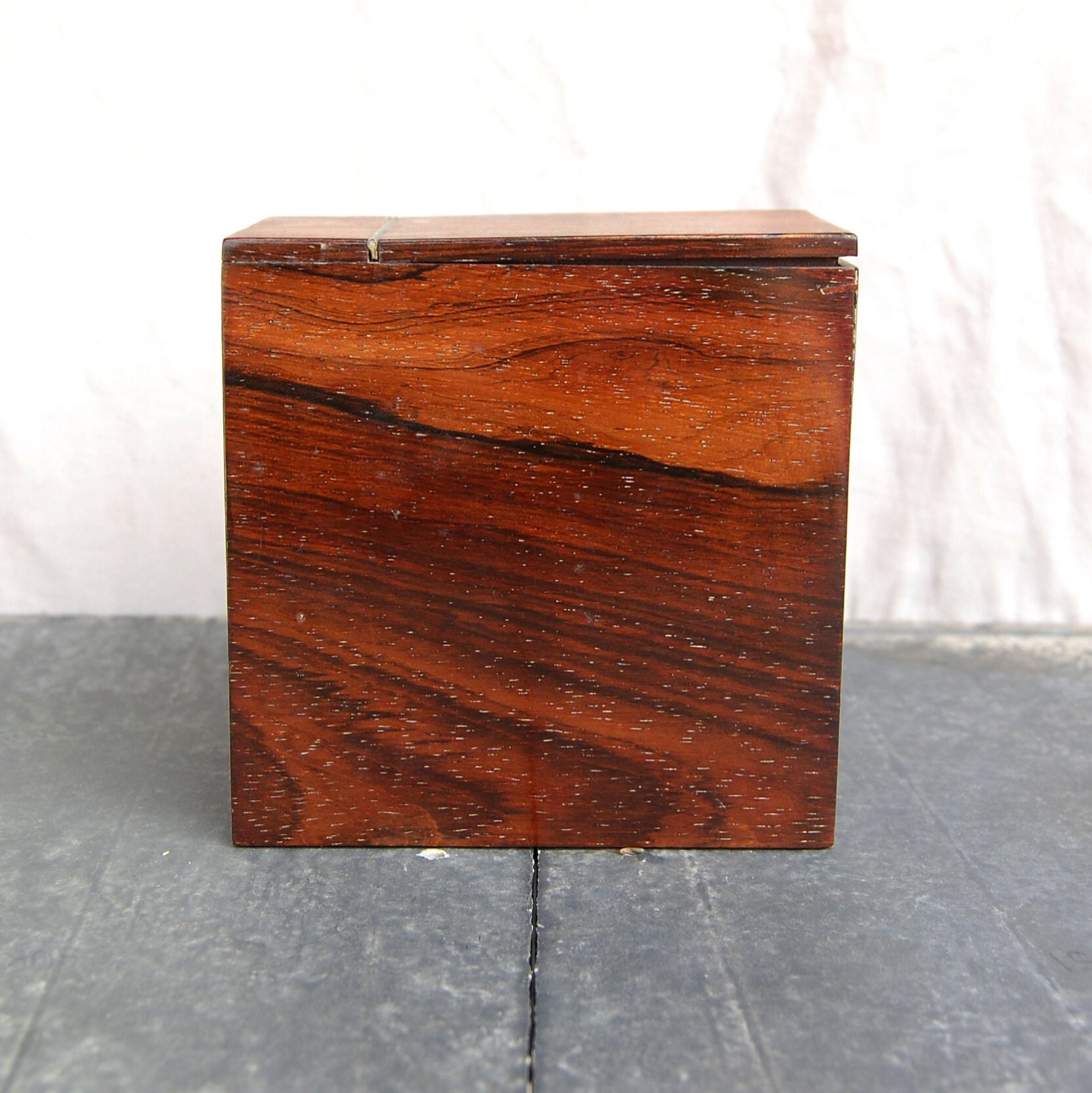 Georgian Tea Caddy Box, Antique Wood Box - Etsy