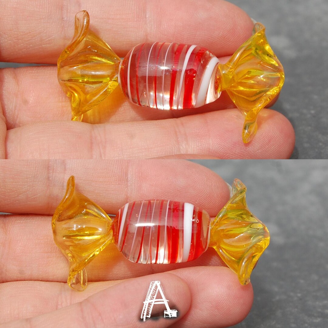 Glass Sweets, Colourful Glass Sweets, Glass Ornaments - Etsy