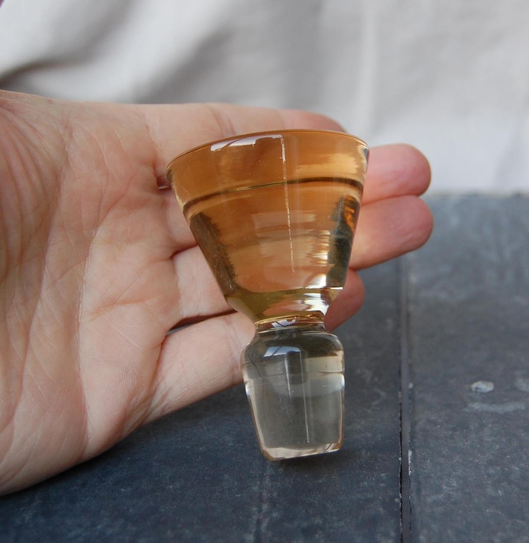 Vintage Art Deco Decanter Stopper, Replacement Stopper, Large Glass ...